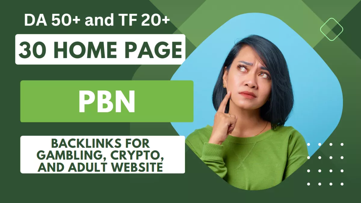 Homepage 30+ PBN Links - DA 50+ and TF 20+ Fast PBN Backlinks - AnyeWork